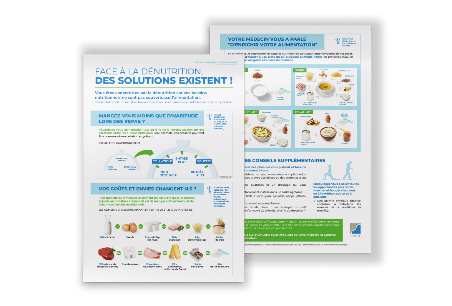 Face à la dénutrition, des solutions existent ! - Cerin